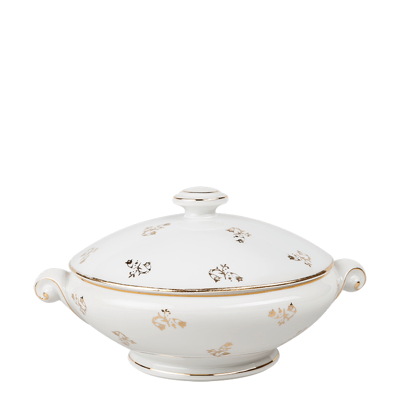 Alquiler Sopera Vintage blanca y dorada - Options